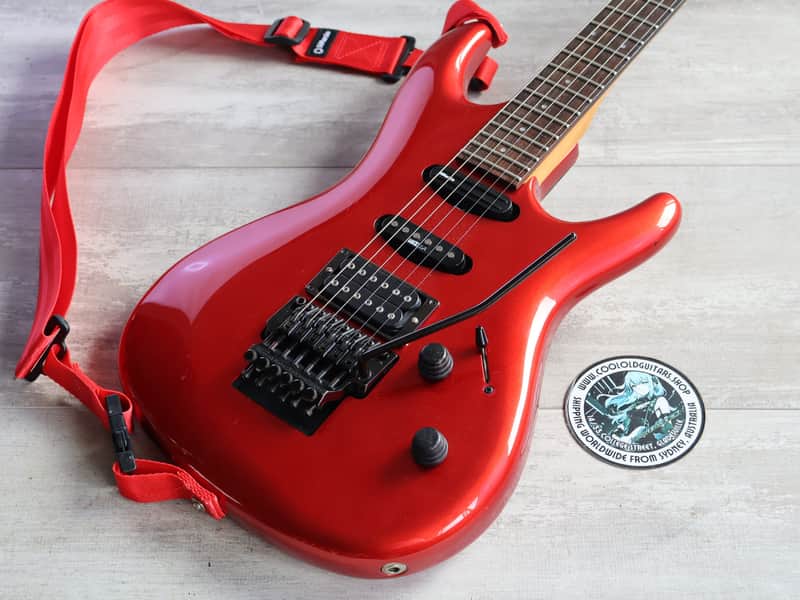 1988 Ibanez 540R Radius Series HSS Superstrat (Jewel Red) | Reverb