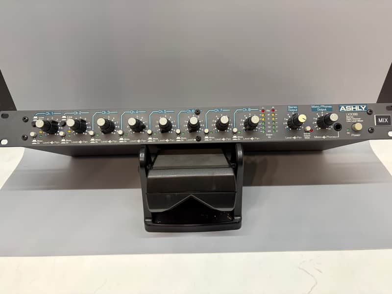 Used Ashly LX-308B 1U Rackmount 8-Channel Stereo Line Mixer | Reverb