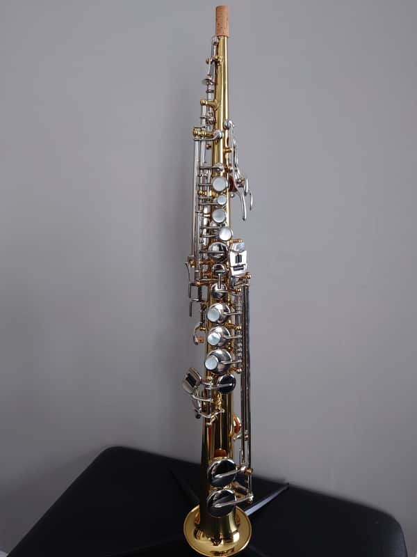 Borgani Soprano Saxophone Vintage 1980s - Gold Lacquer with | Reverb