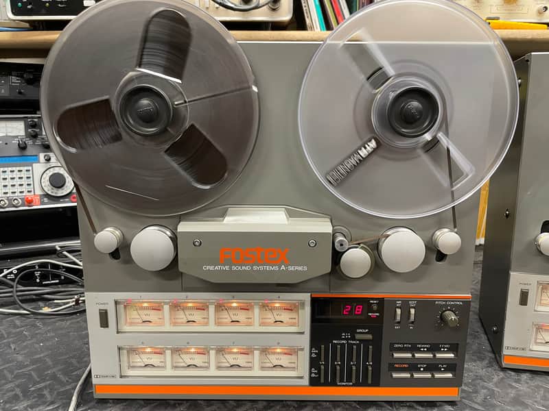 Fostex Model A-8 8 track 1/4" tape reel to reel multitrack | Reverb