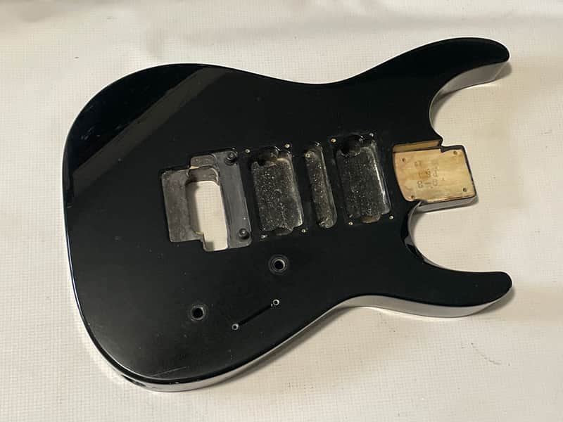 1990's Japan Jackson Performer PS-4 Black Guitar Body Floyd | Reverb