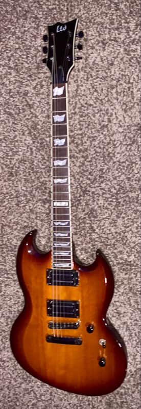 ESP LTD Viper-400 sunburst electric guitar | Reverb