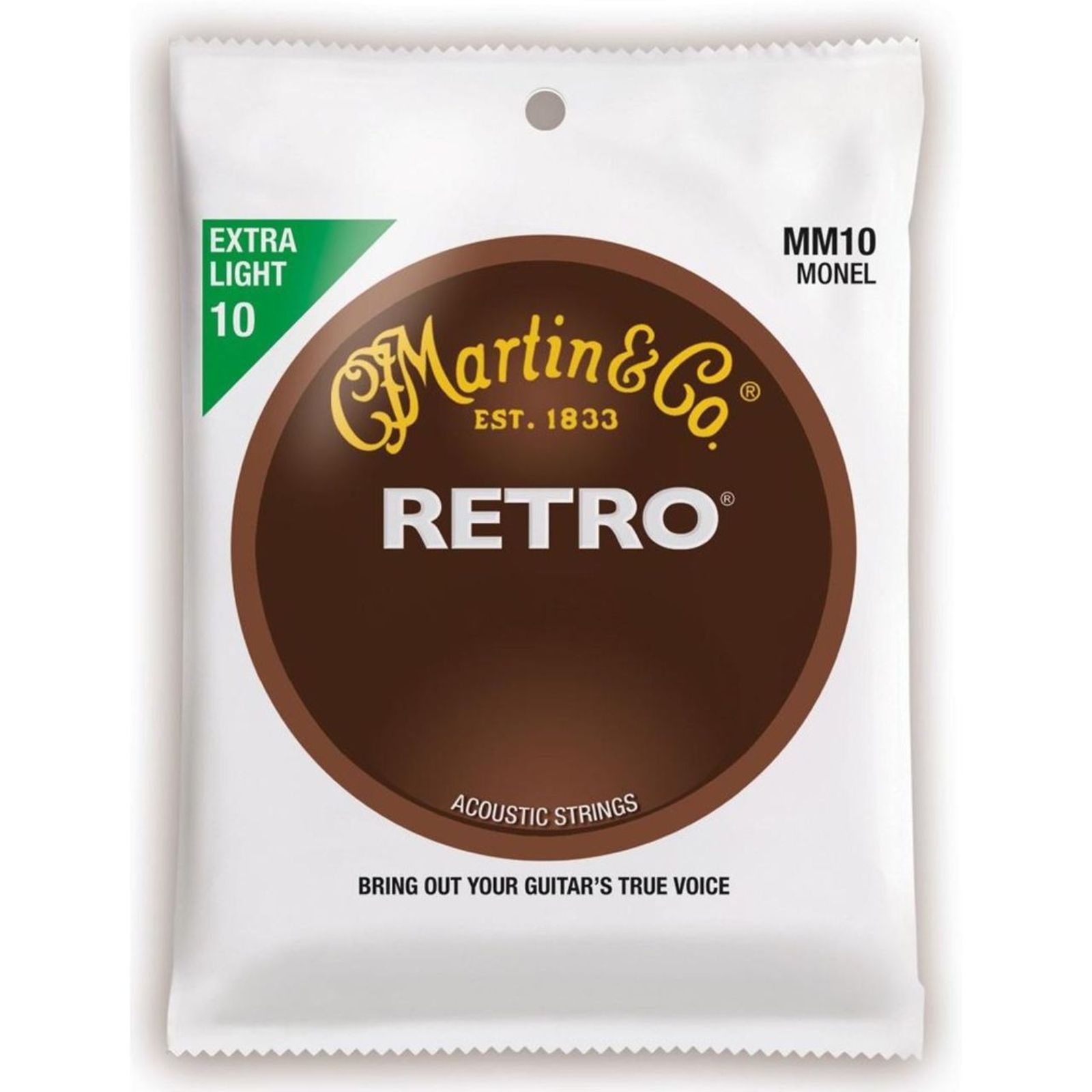 Martin MM10 Retro Monel Acoustic Guitar Strings - | Reverb Canada