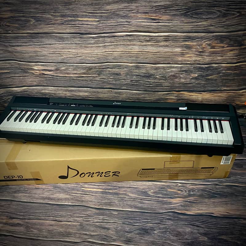 Donner DEP-10 Beginner Digital Piano 88 Key Full Size Semi | Reverb