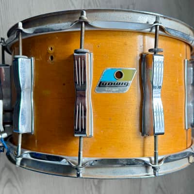 Ludwig Coliseum Snare 8x14 Natural Thermogloss | Reverb