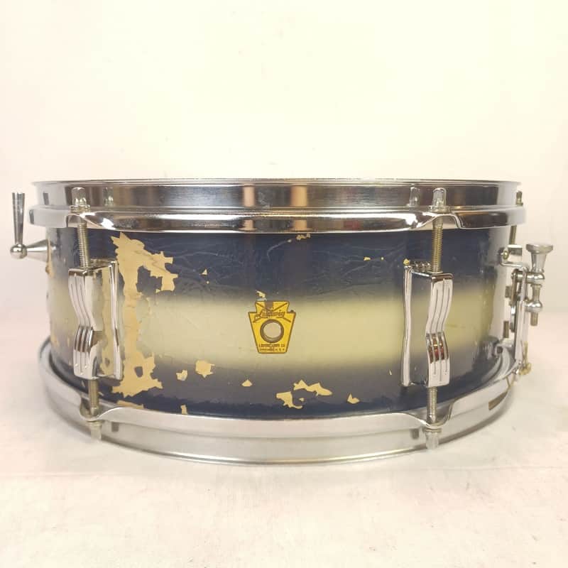 Ludwig 5x14"Pre-Serial Pioneer#491 Snare Drum Blue/Green Duco | Reverb