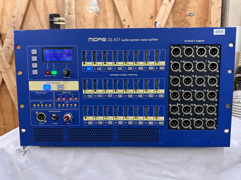 Midas DL431 24 Input, 72 Output Active Microphone Splitter | Reverb