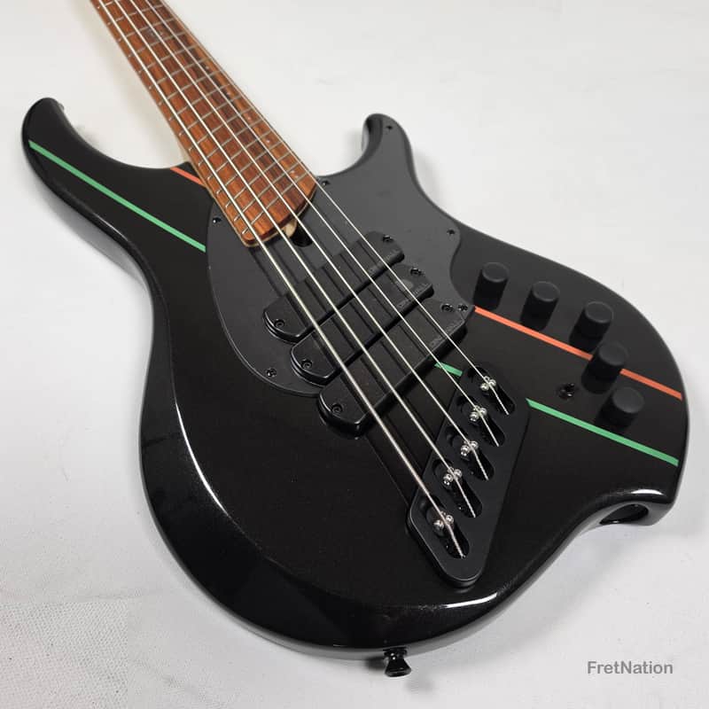 Dingwall JT3 5-String Metallic Black Bass Fanned Fret - | Reverb