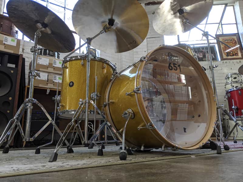 651 Drums Disco "AF" 3-Piece Gold Sparkle | Reverb The Netherlands