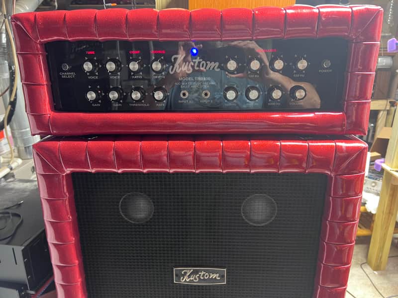 Kustom TRB 400-400 watt Tube Pre Amp-Bass Amplifier 1999-2001 | Reverb