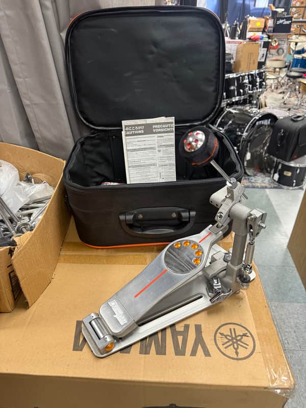 Pearl Demon Drive bass drum pedal and case | Reverb