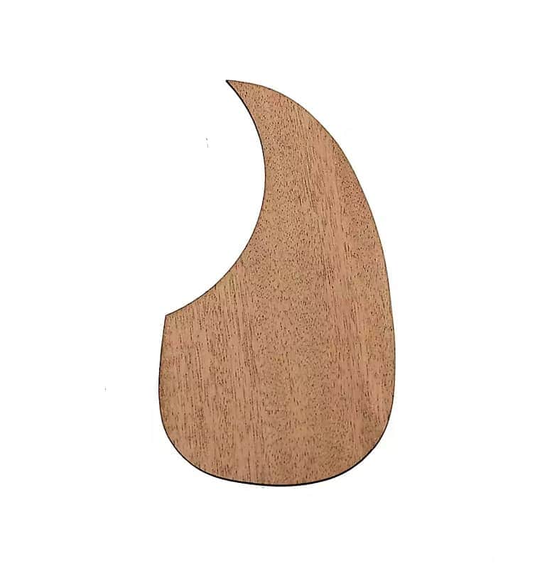 Mahogany Wood Acoustic Guitar Pickguard Scratch Plate | Reverb