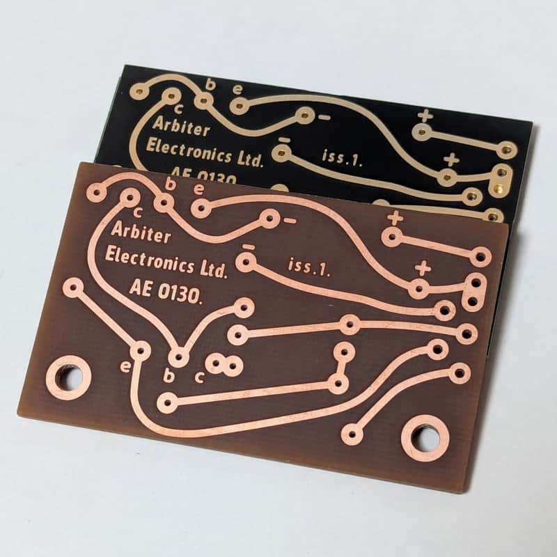 Arbiter Fuzz Face Iss.1. Replica PCB (Vintage Brown) | Reverb UK