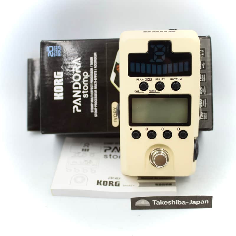 Korg PX-ST Pandora Stomp White With Original Box Guitar Multi | Reverb