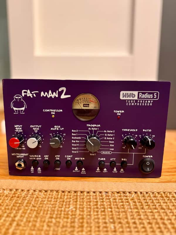 HHB Radius 5 Fat Man 2 Tube Preamp & Compressor | Reverb