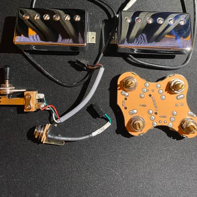 Gibson SG Quick Connect Solderless PCB Wiring Harness w/ 490t | Reverb