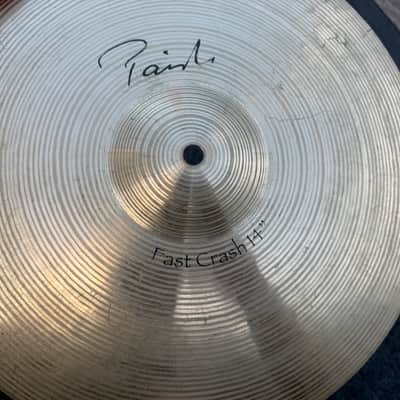 Paiste 14" Signature Fast Crash Cymbal 1989 - Present - | Reverb