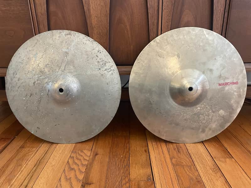 Ludwig Standard 600g /Stanople Marching 800g 14" hi hat pair | Reverb
