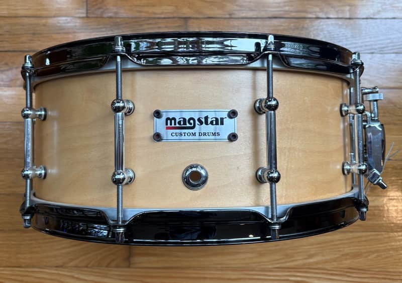 Magstar 14x5.5 8-Ply Custom Maple Snare Drum Rob Kampa | Reverb