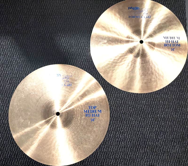 Paiste 602 Hi-Hat 14" – Top & Bottom – Excellent Condition | Reverb