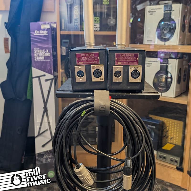 Custom Russian Small Diaphragm Tube Mic Pair with Neumann | Reverb
