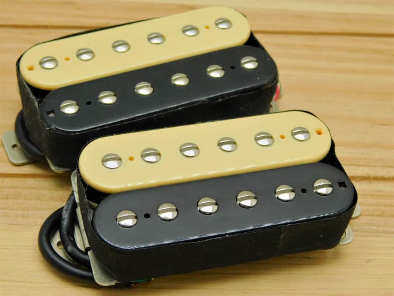 Artec Hot Platinum Humbucker Pickup Set (50, 52mm) (4-wire) | Reverb