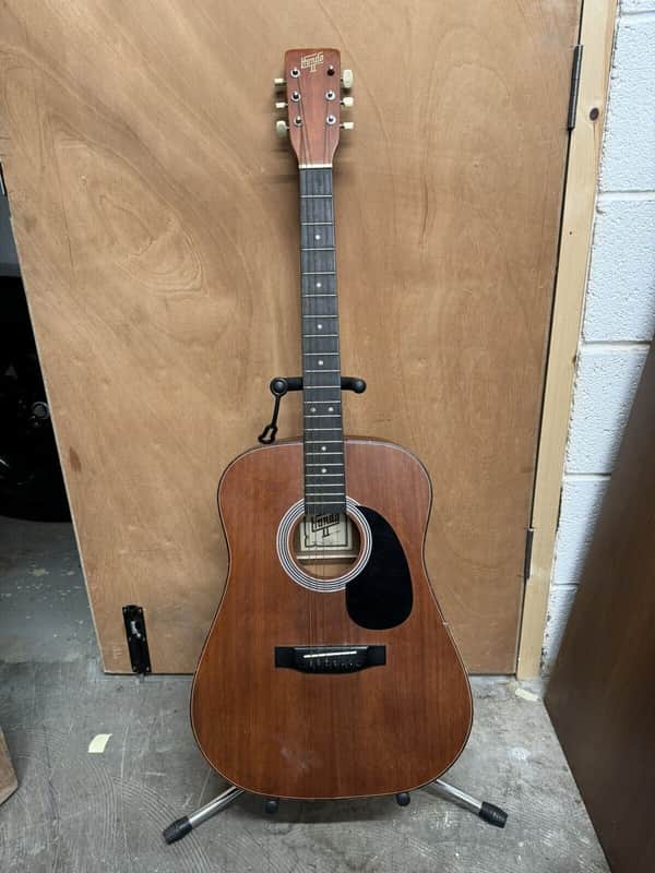 Hondo H124A Acoustic Guitar 1980s High Action .#551 373 | Reverb