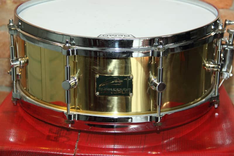 Canopus Brass 14x5.5 snare drum | Reverb