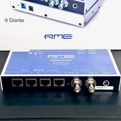 RME Digiface Dante/MADI/USB 3.0 Audio Interface | Reverb