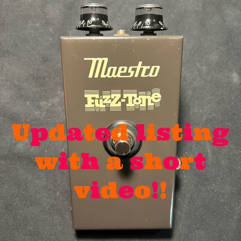 Maestro FZ-1 Fuzz Tone replica with RCA 2N270 transistors | Reverb