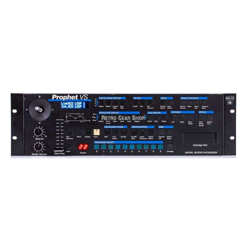 Sequential Circuits Prophet VS Rack Synthesizer Digital Synth | Reverb