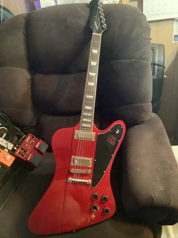 Epiphone Firebird-Neck Thru-Mojotone Johnny Winter | Reverb