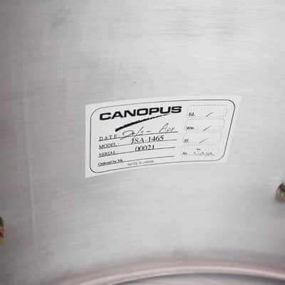 CANOPUS USED JSA-1465 [''YAIBA'' Aluminum Snare Drum | Reverb