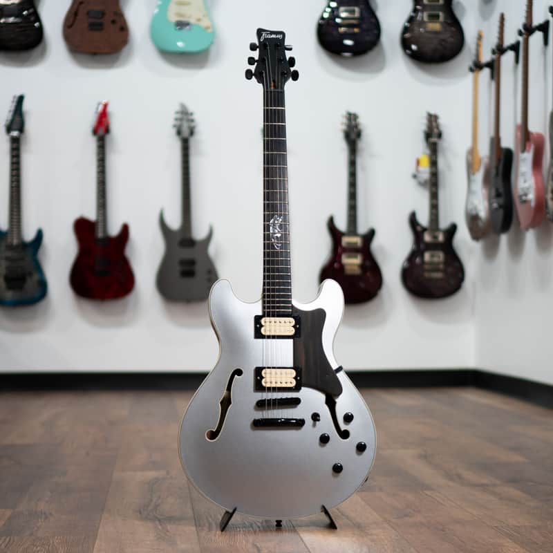 Framus Mayfield Custom Pro Mahogany (Silver Satin, | Reverb Sweden