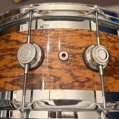 DW Edge Snare beautiful exotic finish | Reverb