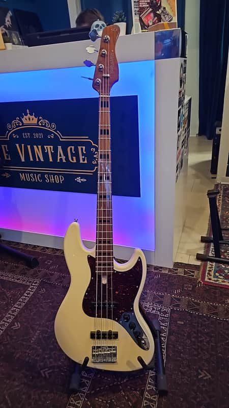 Sire MARCUS MILLER V5 Alder 4 VWH Vintage White / Jazz Bass | Reverb