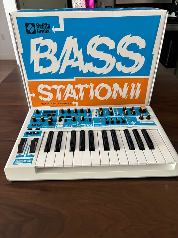 Novation Bass Station II Swifty Edition 2025 - White | Reverb