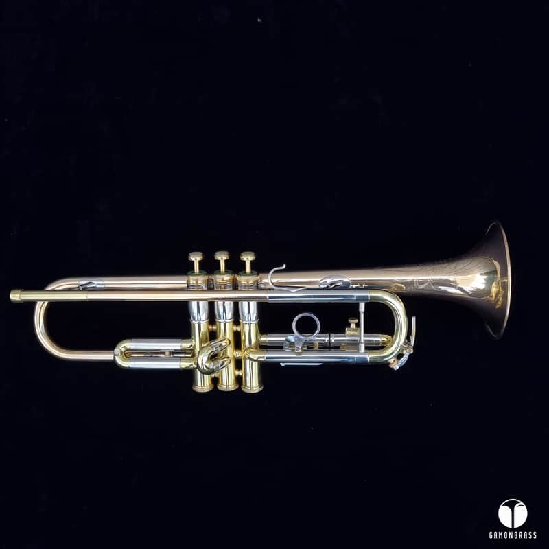 F.E. Olds Recording Offset valves trumpet gamonbrass | Reverb