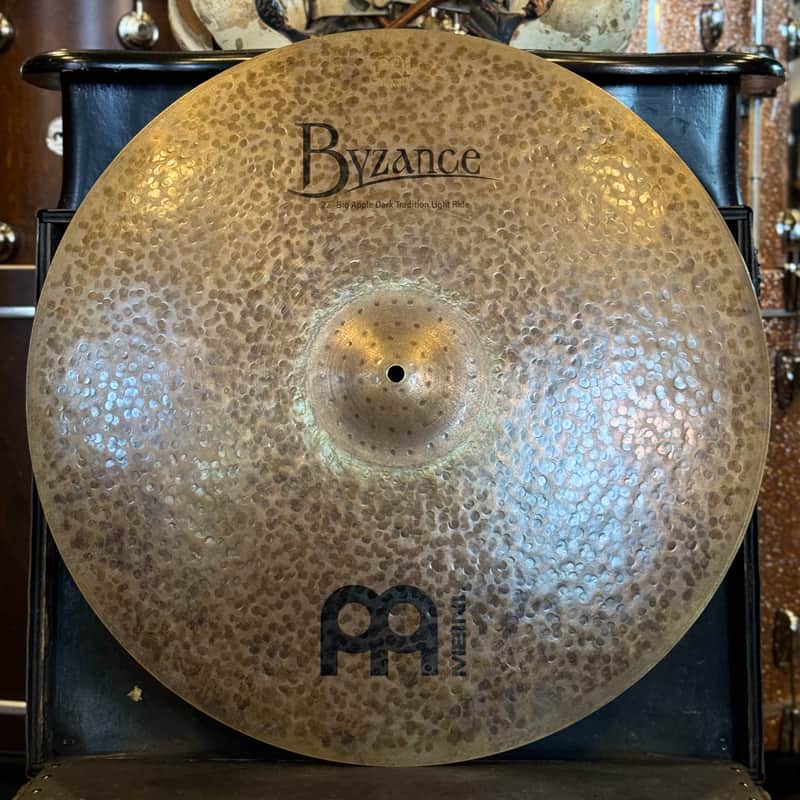 USED Meinl 22" Byzance Big Apple Dark Tradition Light Ride - | Reverb