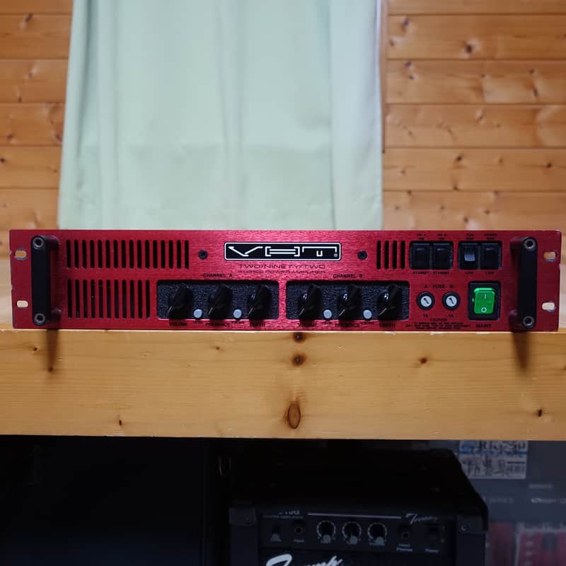 VHT G-2902 Red Panel 90w Stereo Full Tube Power Amp Two | Reverb