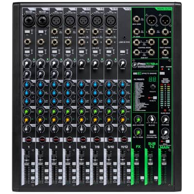 Mackie ProFX12v3 12-Channel Effects Mixer | Reverb