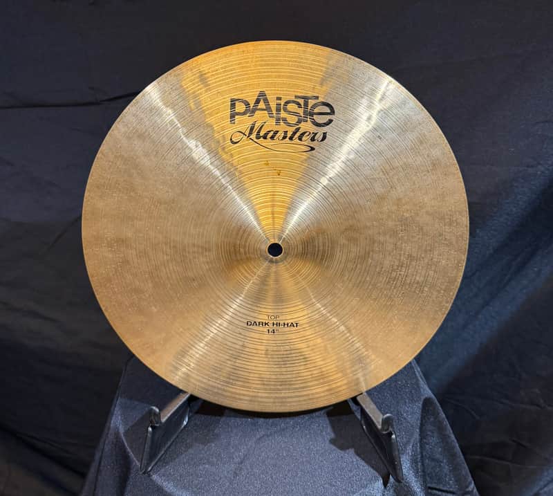 Paiste Masters 14” Dark Hi Hat Top Cymbal | Reverb