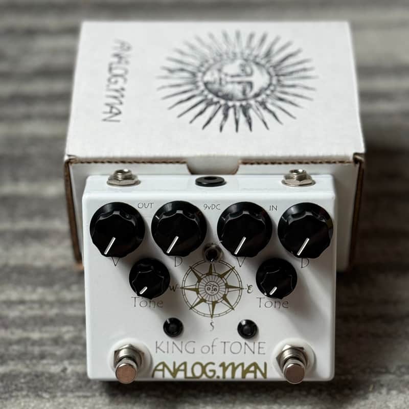 Analogman King of Tone V4 with Red Side High Gain Option and | Reverb