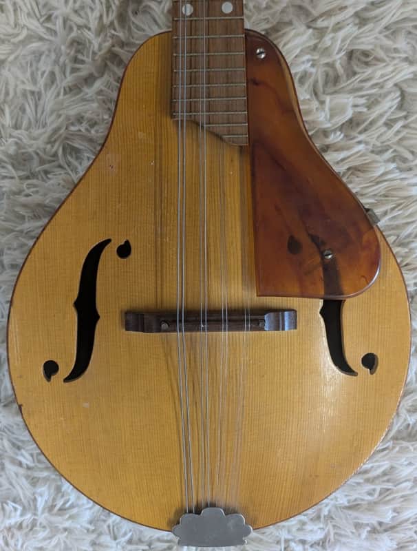Vintage Style Maple/Flame Maple 8-String A-Style Mandolin, no | Reverb