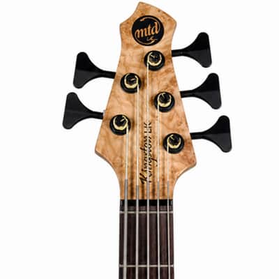 MTD Kingston LK5 Rosewood Fingerboard, Natural Maple Burl | Reverb