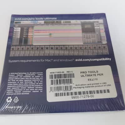 Unused, new Avid Pro Tools Ultimate Perpetual License | Reverb