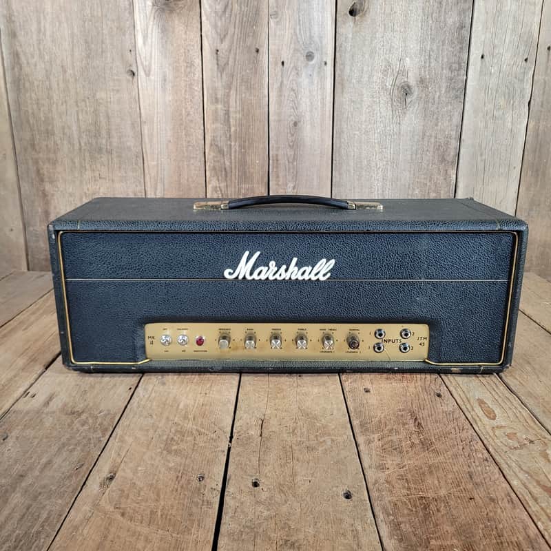 Marshall JTM45 MKII 1966 Plexi 50 Watt Head Serviced - Black | Reverb