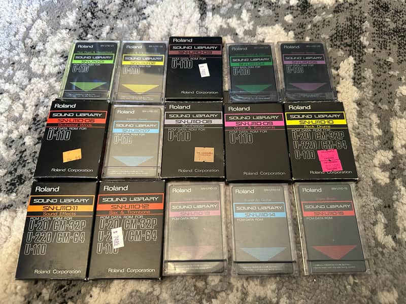 Roland SN-U110 PCM Sound Library Cards – Vintage Expansion | Reverb