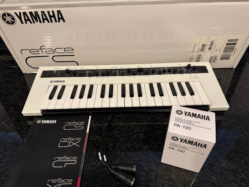 Yamaha Reface CS Mini Mobile Keyboard 2015 - Present - White | Reverb