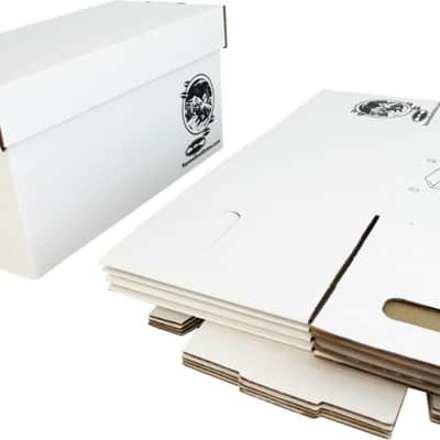 Durable Set of 5 - 7 inch Vinyl Record Storage Boxes - Sturdy | Reverb